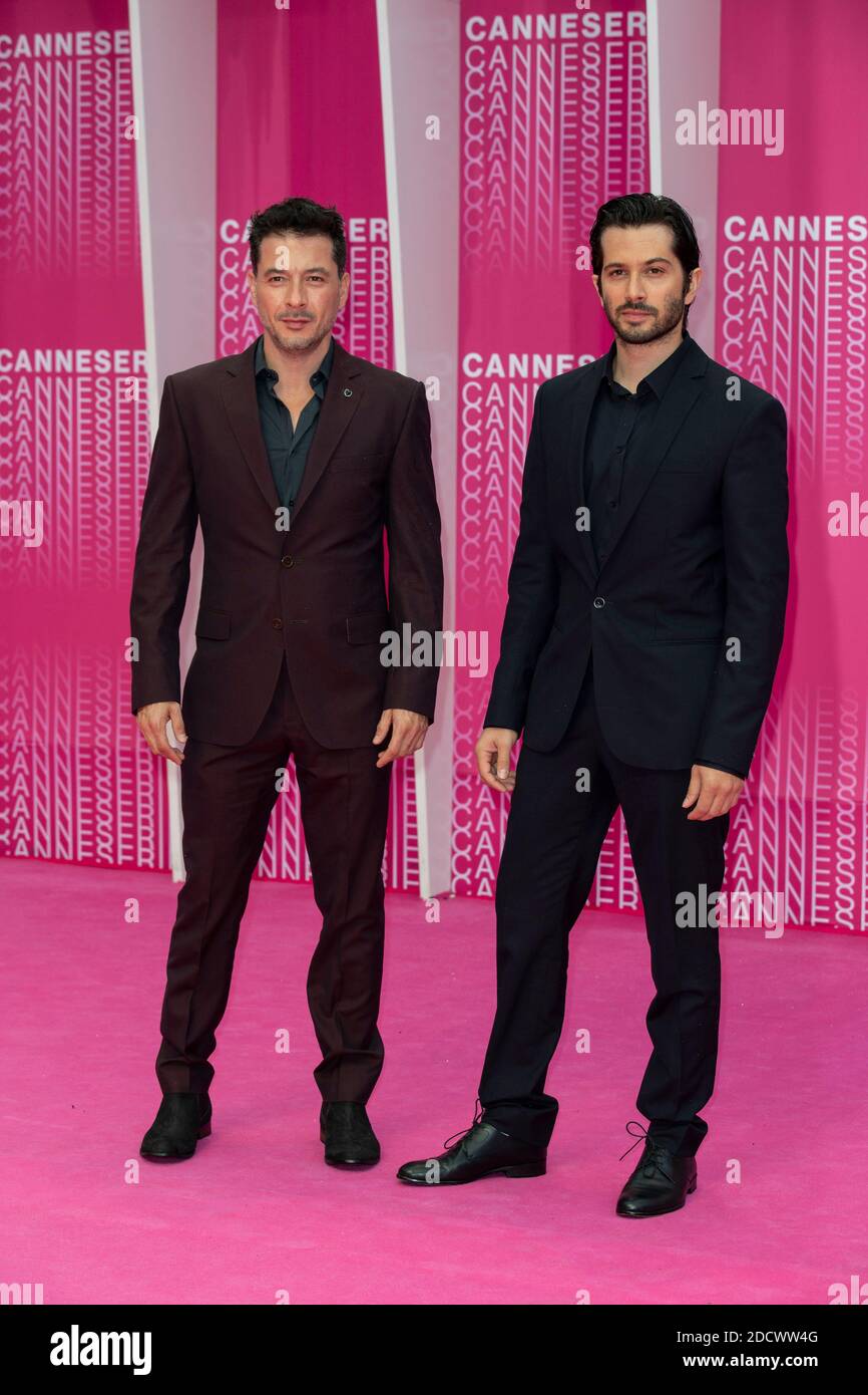 (L-R) Raul Mendez, Ran Danker from the serie 'Miguel' pose along the ...