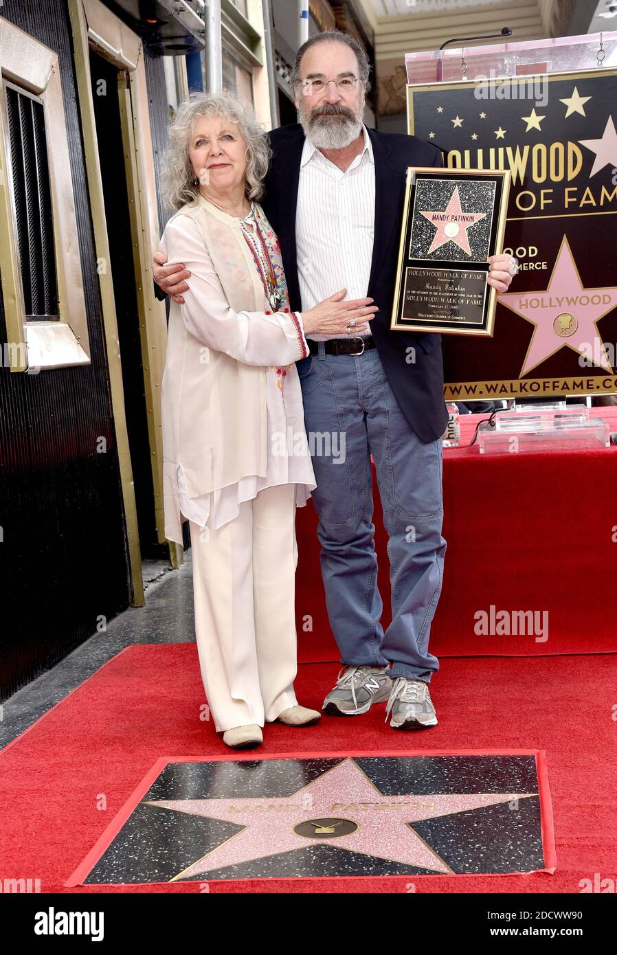 Kathryn Grody attends the ceremony honoring Mandy Patinkin with a Star ...