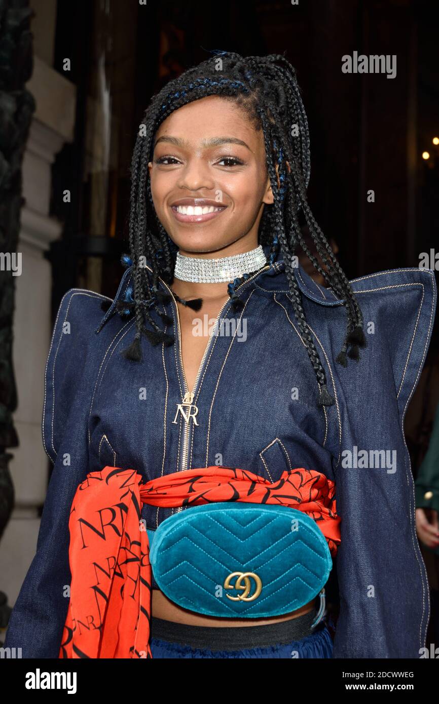 Selah Marley attending the Nina Ricci show as part of the Paris Fashion ...