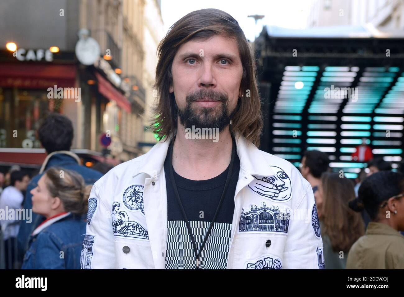 Pedro Winter assiste au showcase Music Machines aux Galeries Lafayette ...