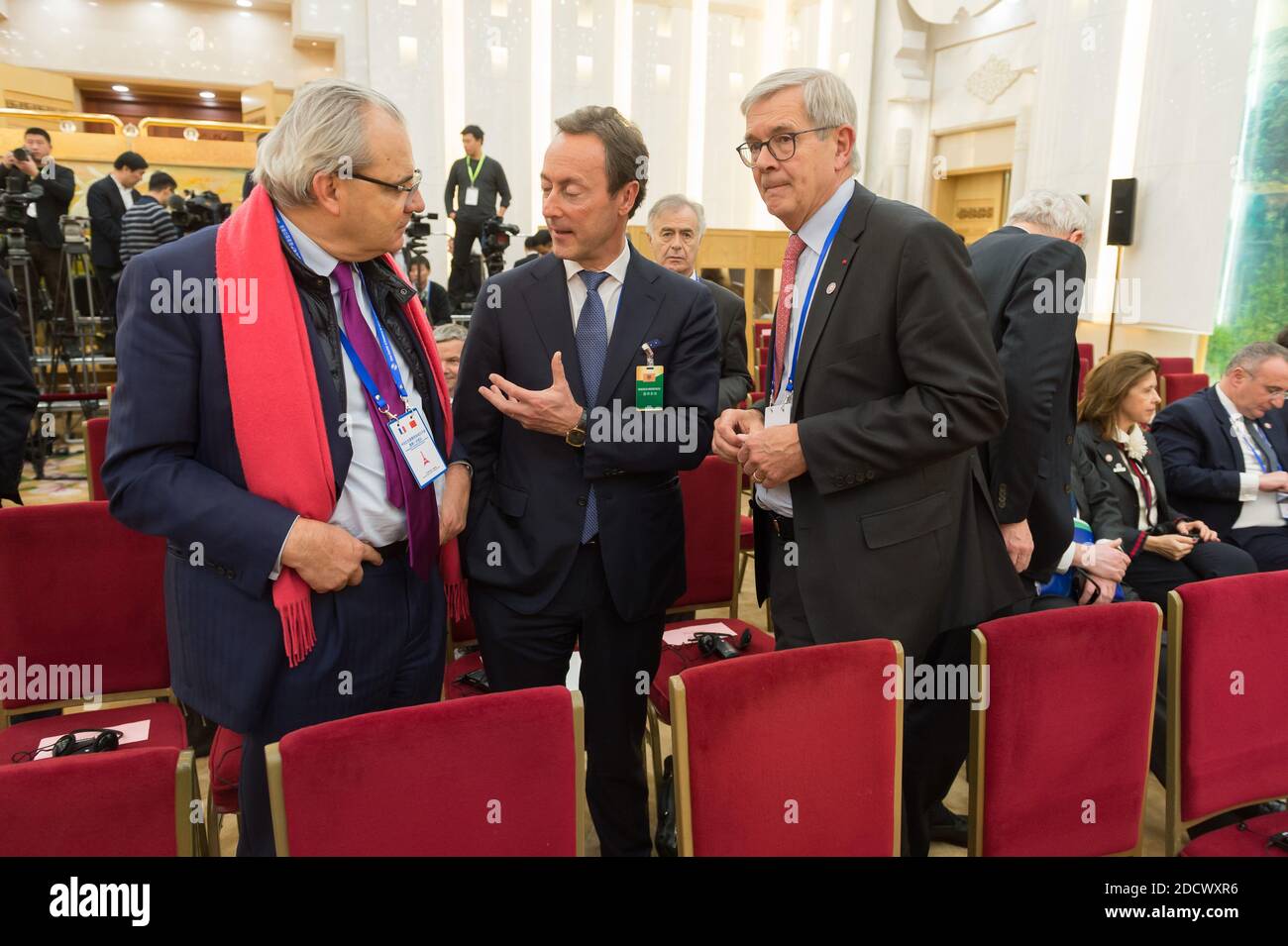 Jean-Louis Chaussade, Fabrice Bregier and Philippe Varin.Chinese ...