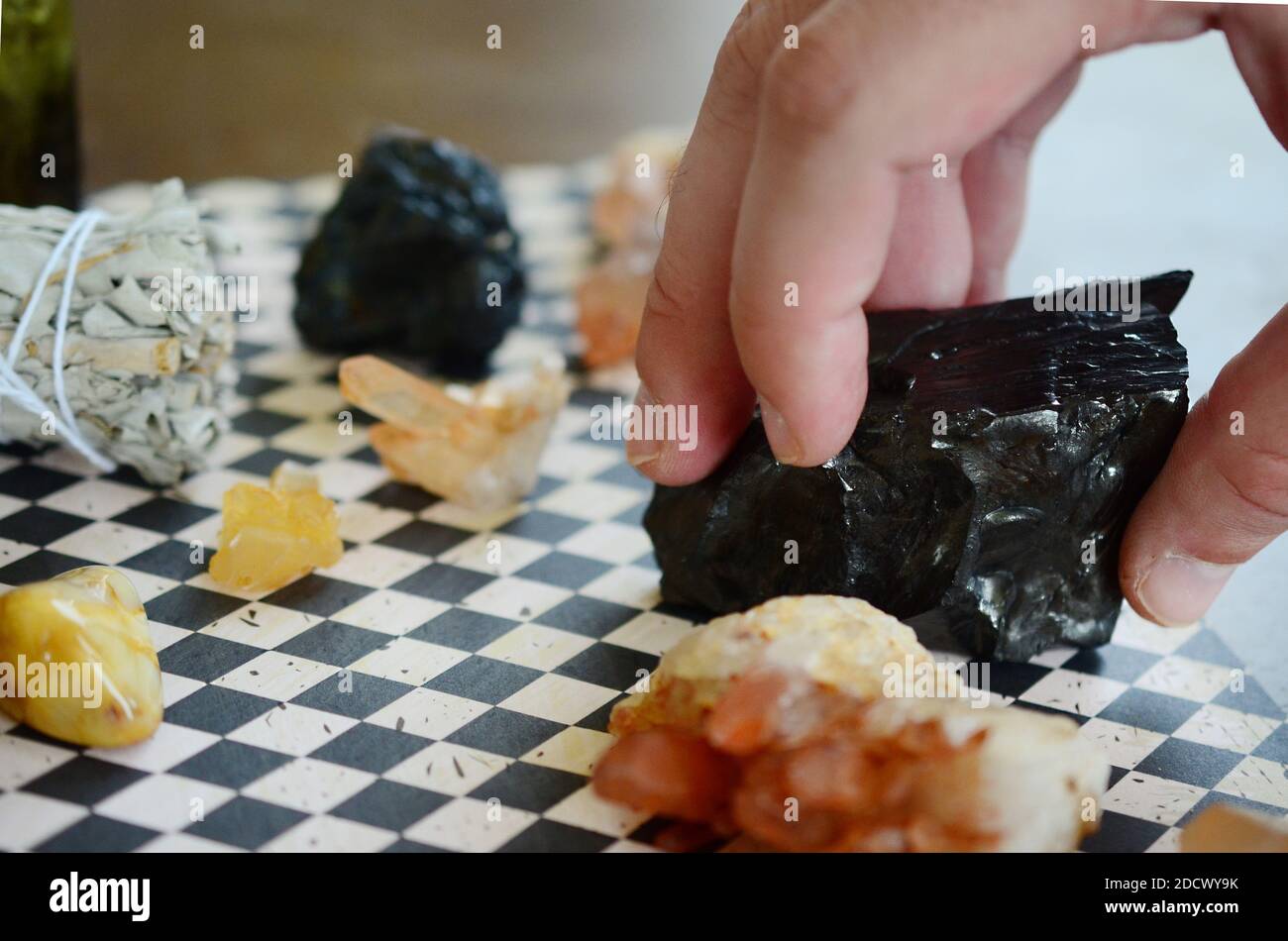 Large Rough Jet. Black healing crystal. Solid Jet crystal from Russia ...