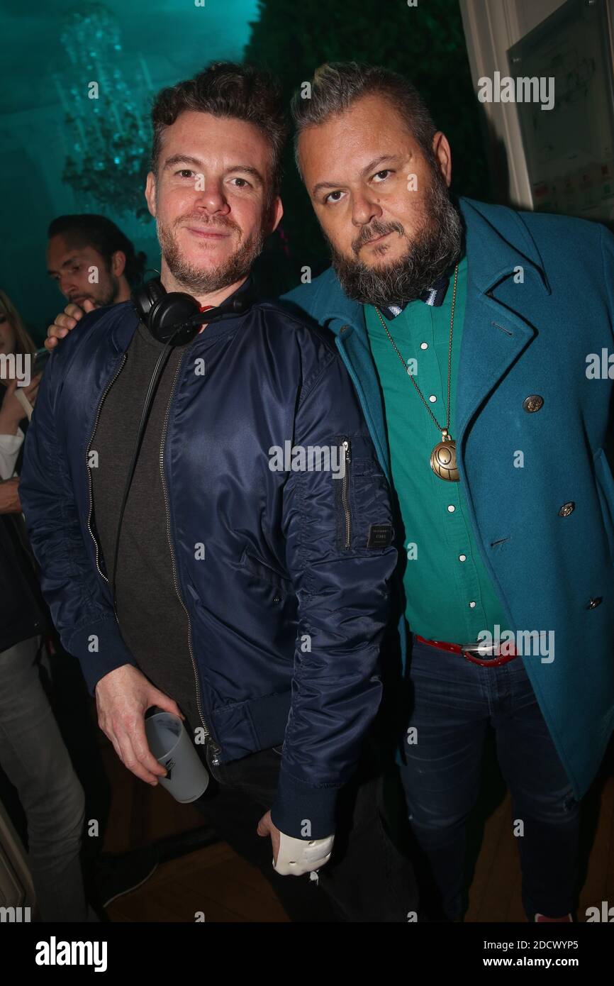 Exclusive - Cedric Couvez and Greg Boust attending the Villa Schweppes ...