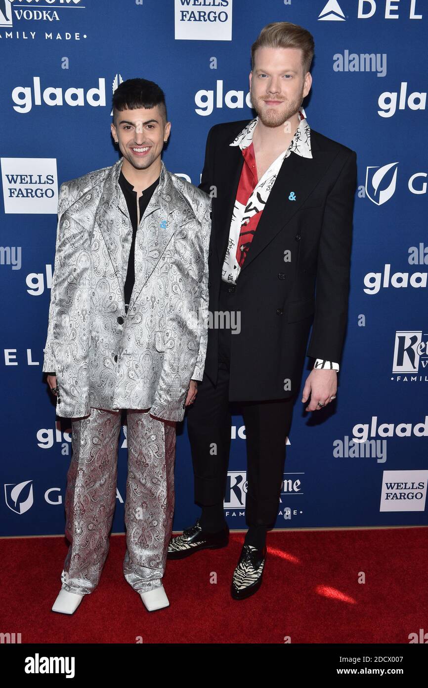Mitch Grassi and Scott Hoying attend the 29th Annual GLAAD Media Awards ...