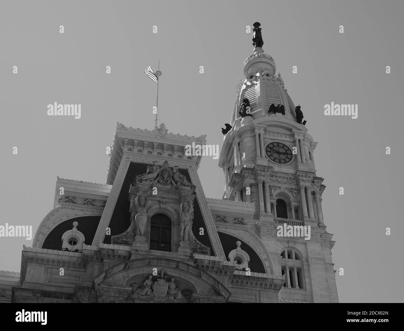 Old city hall philadelphia Black and White Stock Photos & Images - Alamy