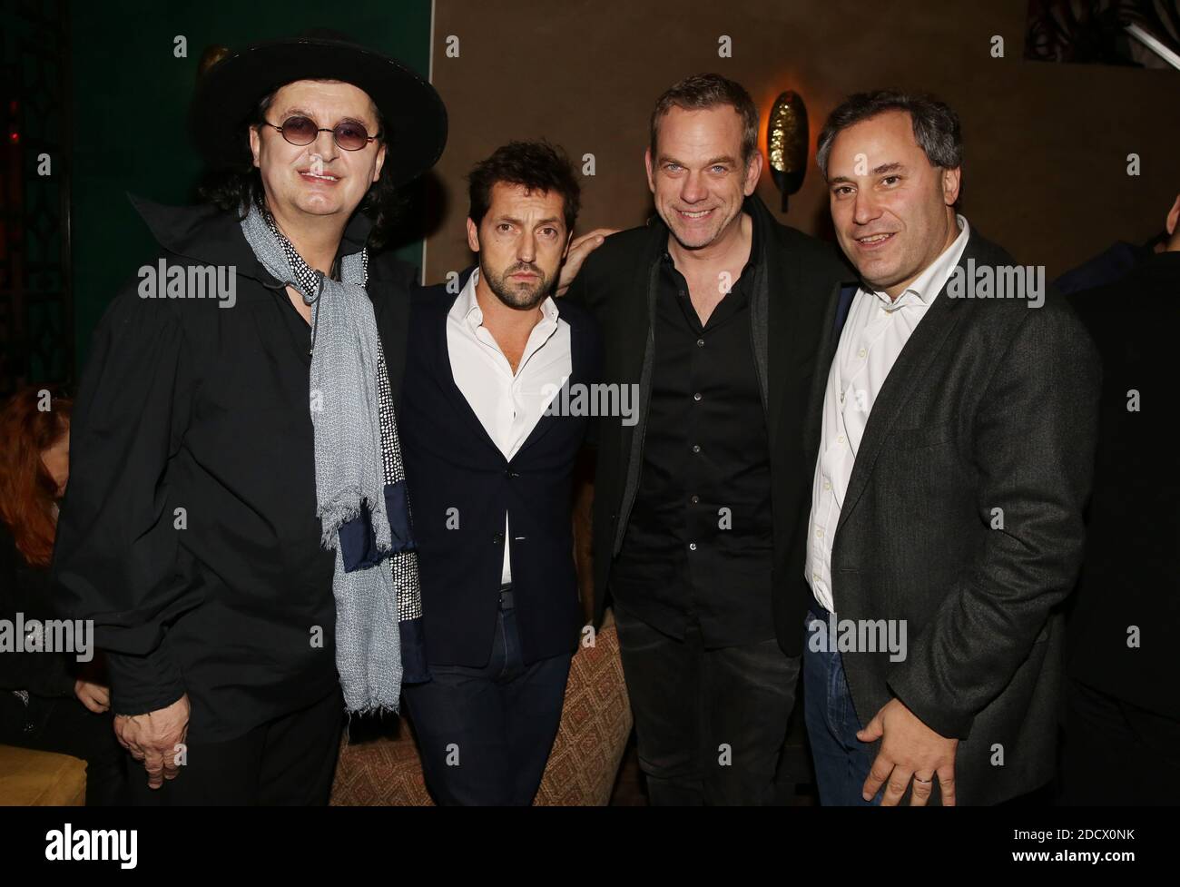 Marc Veyrat, Frederic Diefenthal, Garou et Benjamin Patou assiste a la ...