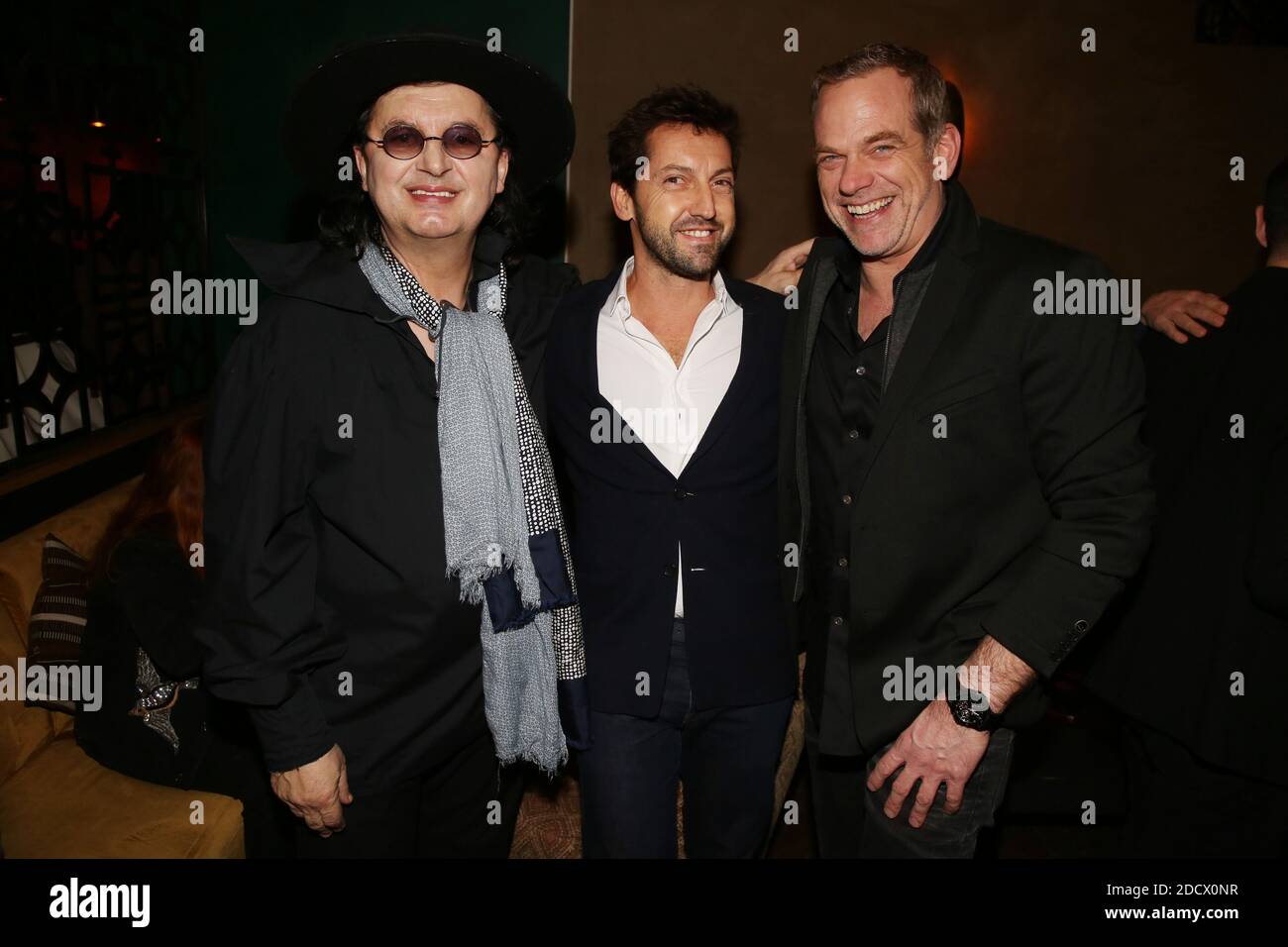 Marc Veyrat, Frederic Diefenthal et Garou assiste a la soiree du 2e ...