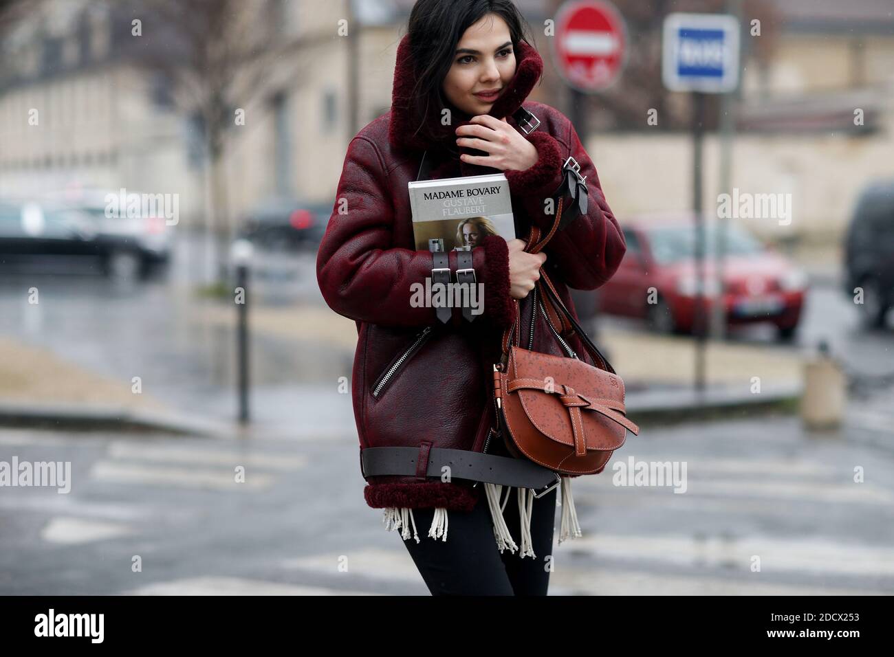 Street style, Doina Ciobanu arriving at Loewe Fall-Winter 2018-2019 ...