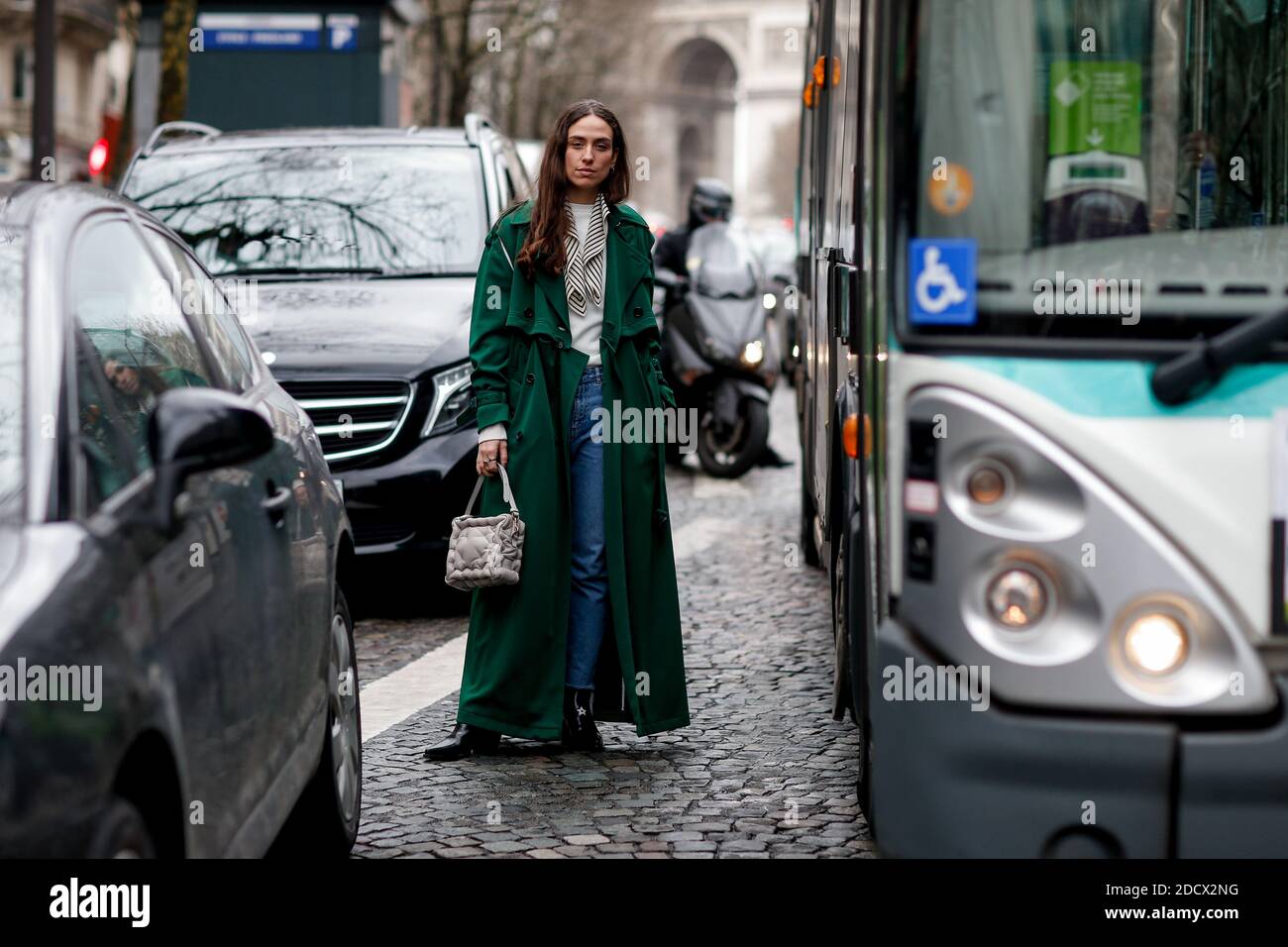 Street style, Erika Boldrin arriving at Nina Ricci Fall-Winter 2018 ...