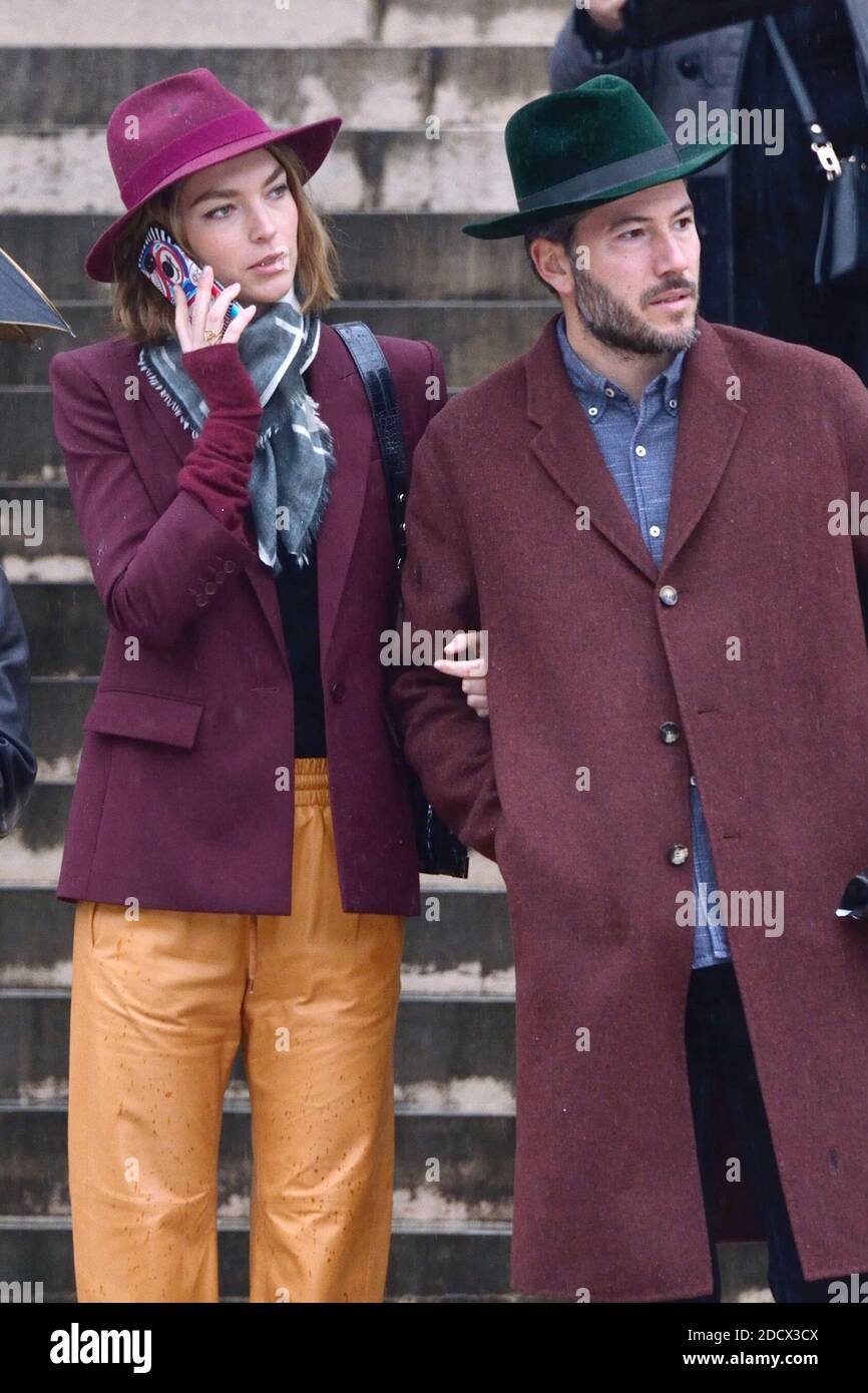 Arizona Muse and her husband Boniface Verney-Carron attending the ...