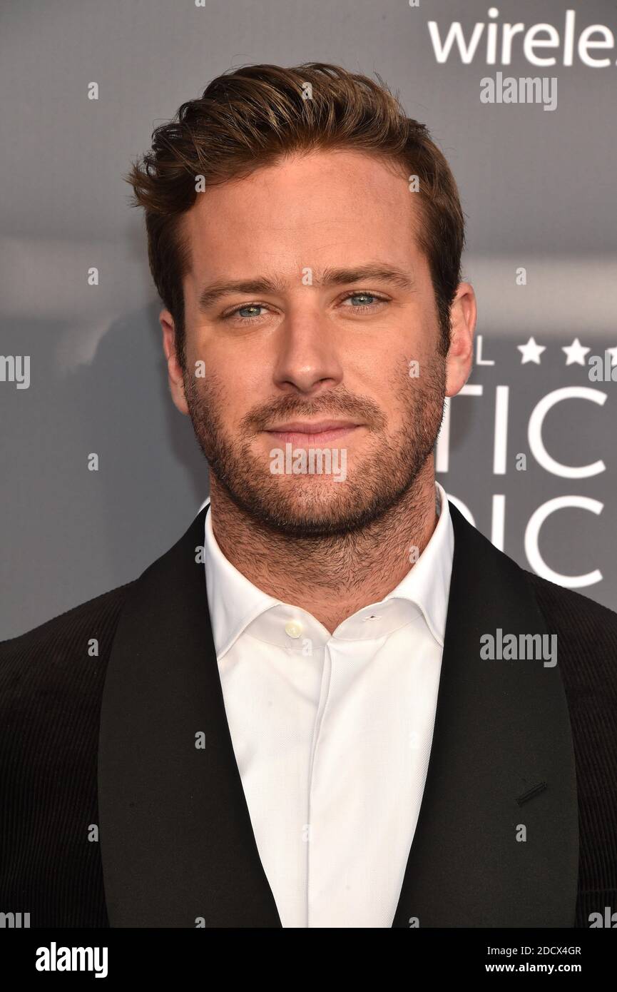 Armie Hammer attends The 23rd Annual Critics' Choice Awards at Barker ...