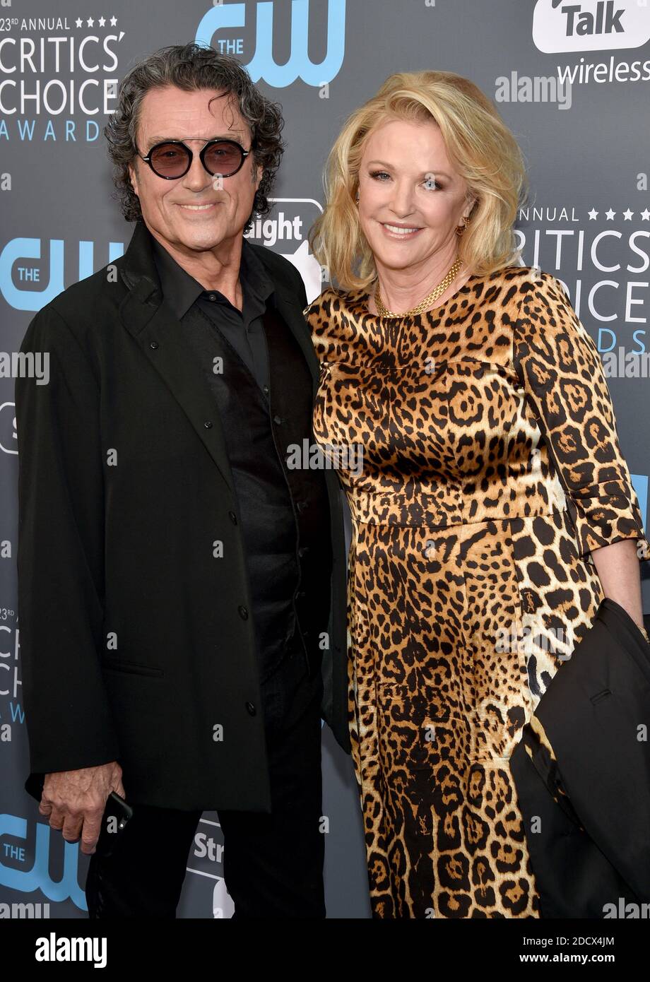 Ian McShane attends The 23rd Annual Critics' Choice Awards at Barker ...