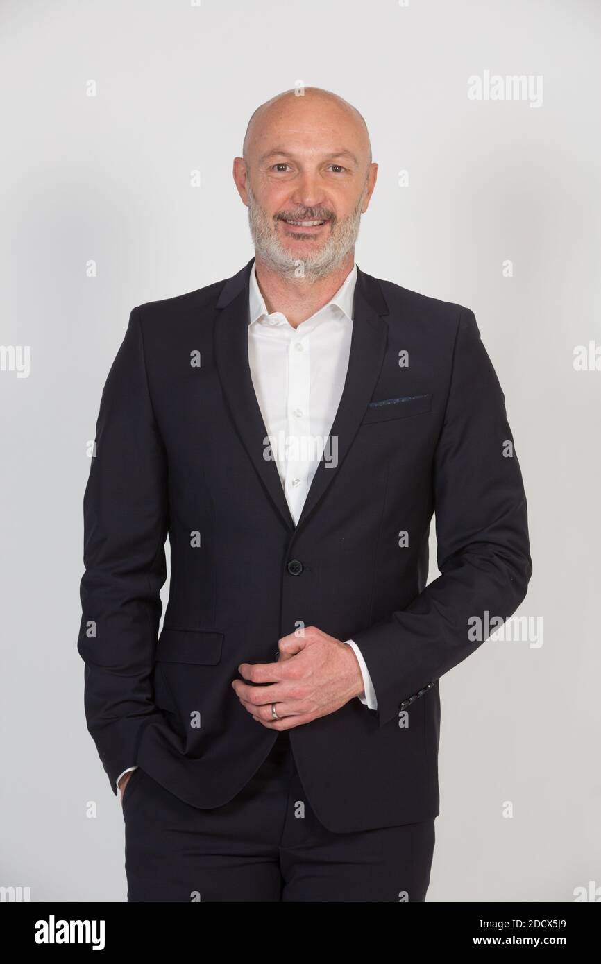 Exclusif - Frank Leboeuf lors de la conference de presse RMC sur la ...