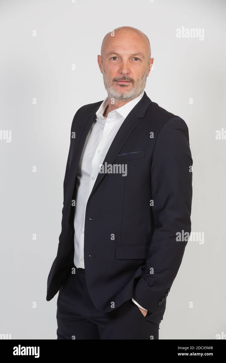 Exclusif - Frank Leboeuf lors de la conference de presse RMC sur la ...