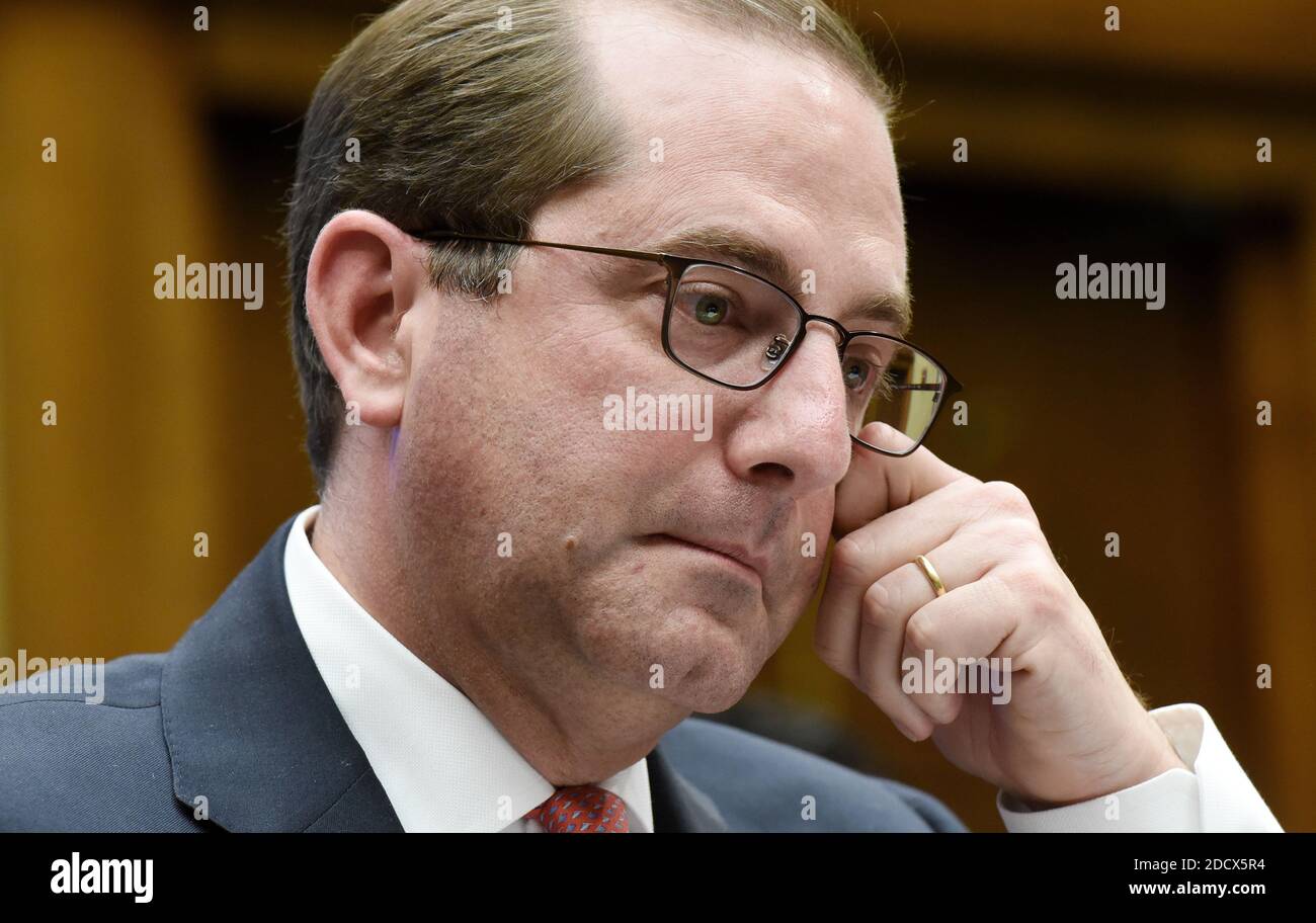 Health and Human Services Secretary Alex Azar testifies before the ...