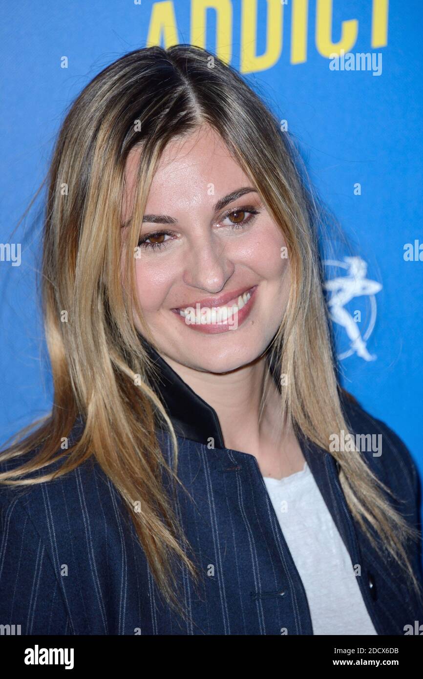 Sveva Alviti attending the Love Addict Premiere at the Gaumont Marignan ...