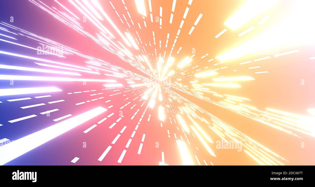 Abstract glow neon lines and stripes. Retro futuristic background ...