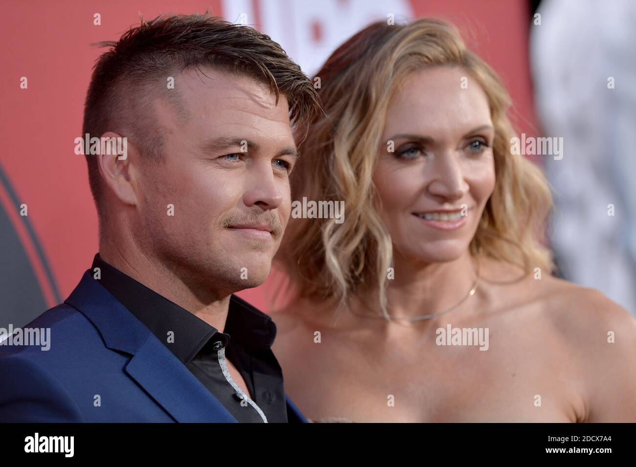 Luke Hemsworth and Samantha Hemsworth attend the Los Angeles Season 2 ...