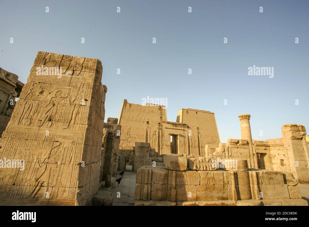 TEMPLE OF EDFU, EGYPT Stock Photo - Alamy