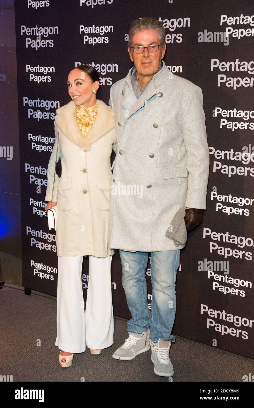 Dominique Desseigne and Alexandra Cardinale attends the Pentagon Papers ...