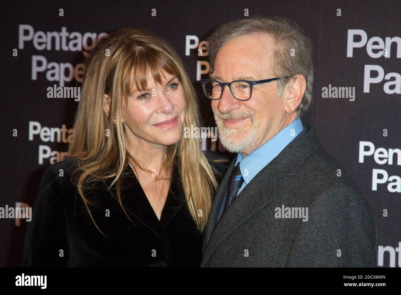 Steven Spielberg and his wife Kate Capshaw attends the 'Pentagon Papers ...