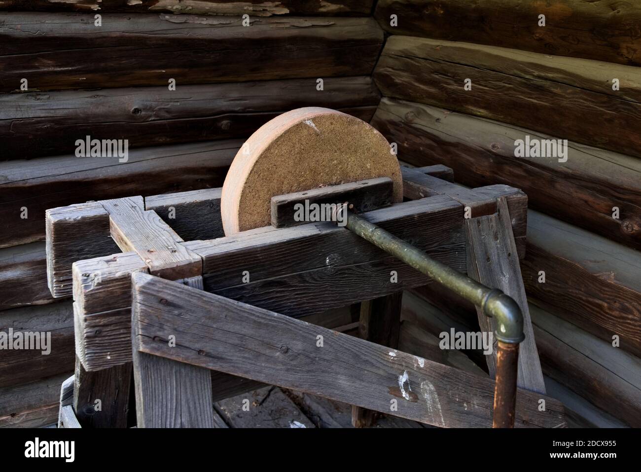 Tool stone antique grind grindstone hi-res stock photography and images ...