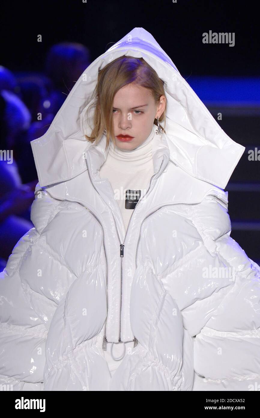 A model walks the runway during the Masha Ma show as part of the Paris ...