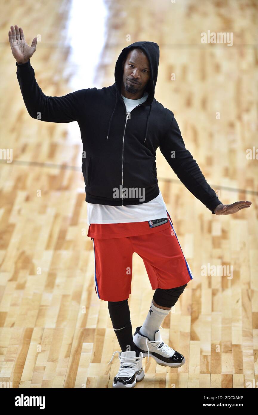 Jamie Foxx during the NBA All-Star Celebrity Game 2018 held at the Los ...