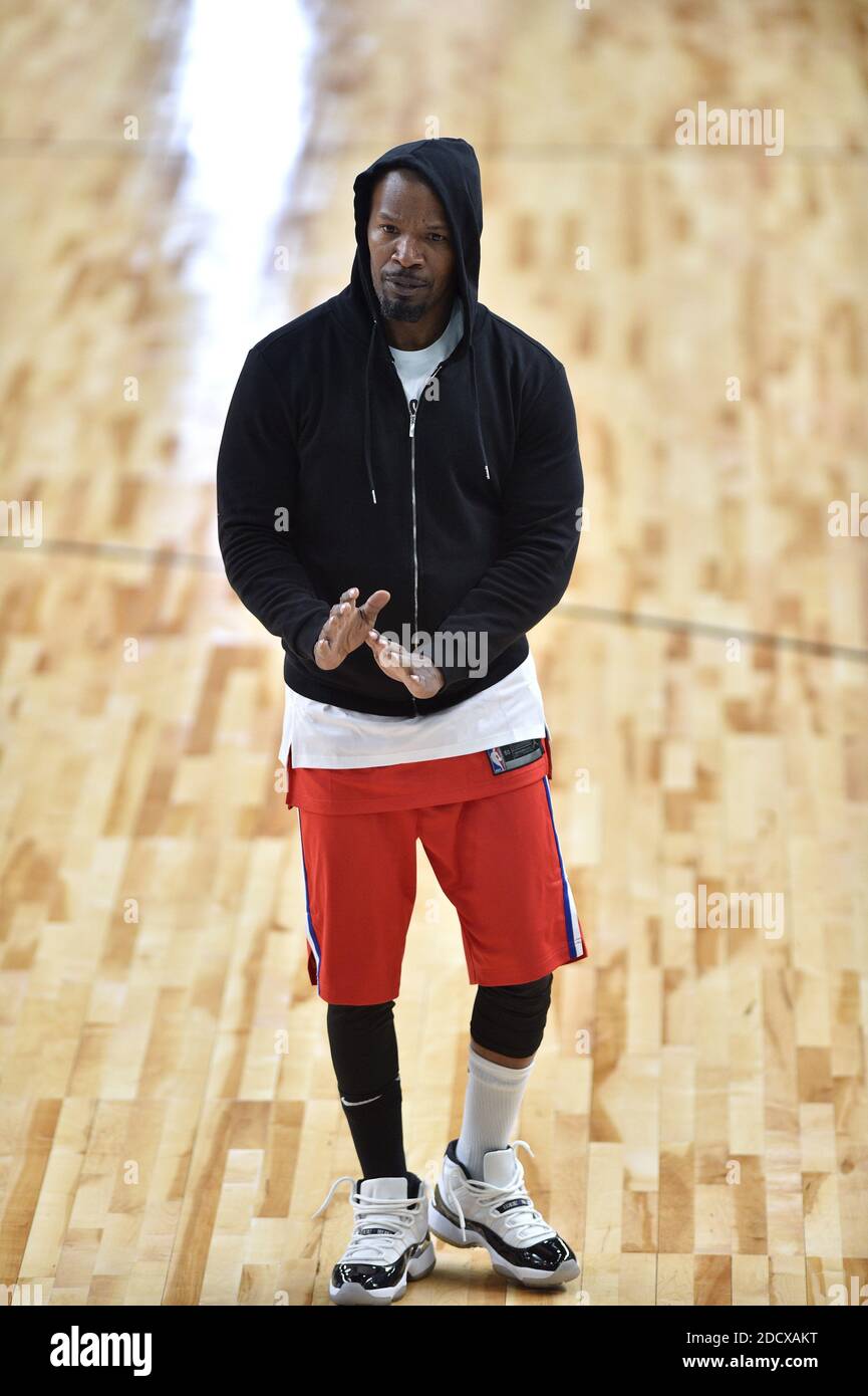 Jamie Foxx during the NBA All-Star Celebrity Game 2018 held at the Los ...