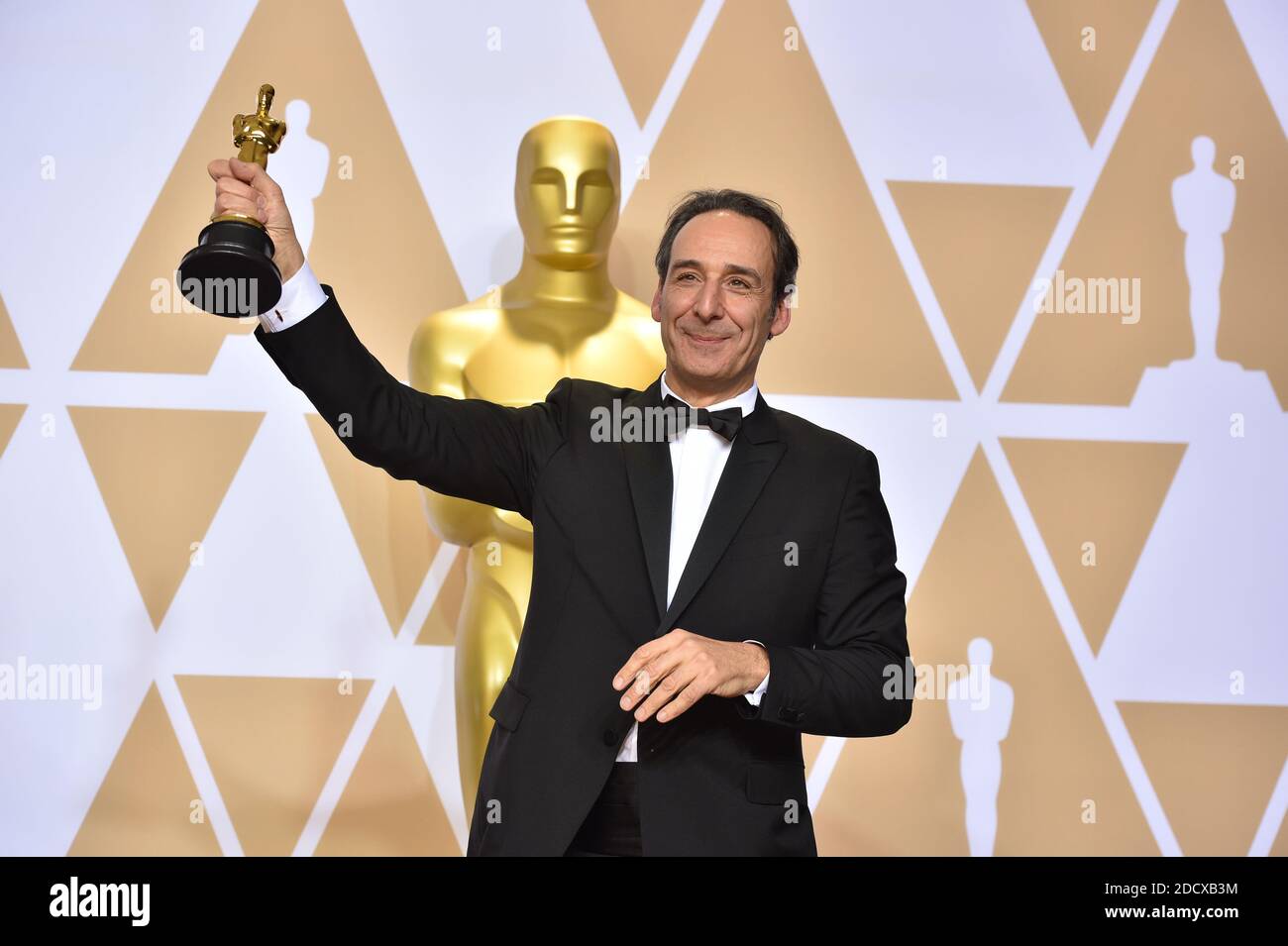 Composer Alexandre Desplat, winner of the Best Original Score award for ...