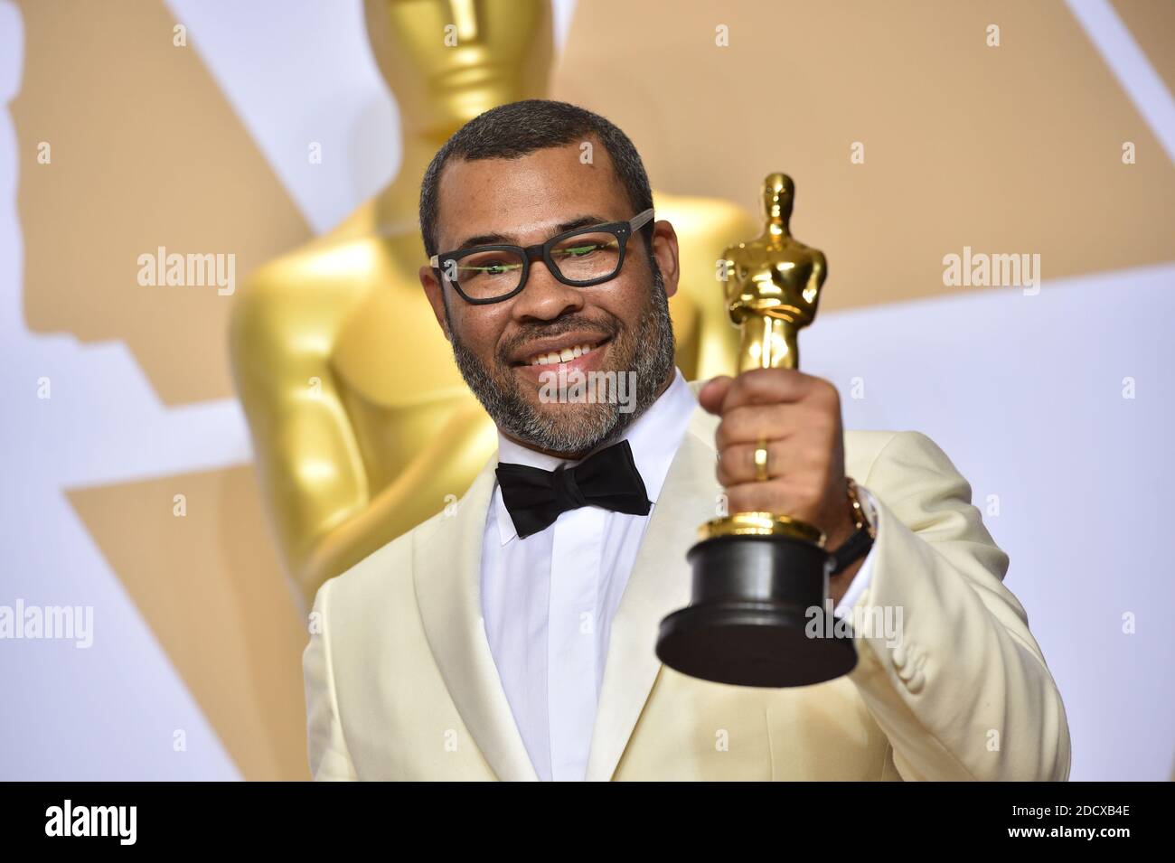 Writer Jordan Peele, winner of the Best Original Screenplay award for ...