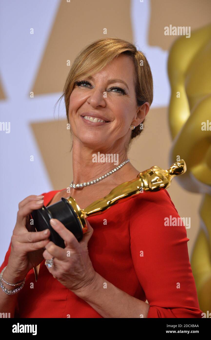Actress Allison Janney, winner of the Best Supporting Actress award for ...