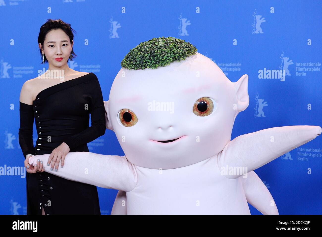 Bai Baihe and Buba Monster attending the Monster Hunt 2 Photocall ...