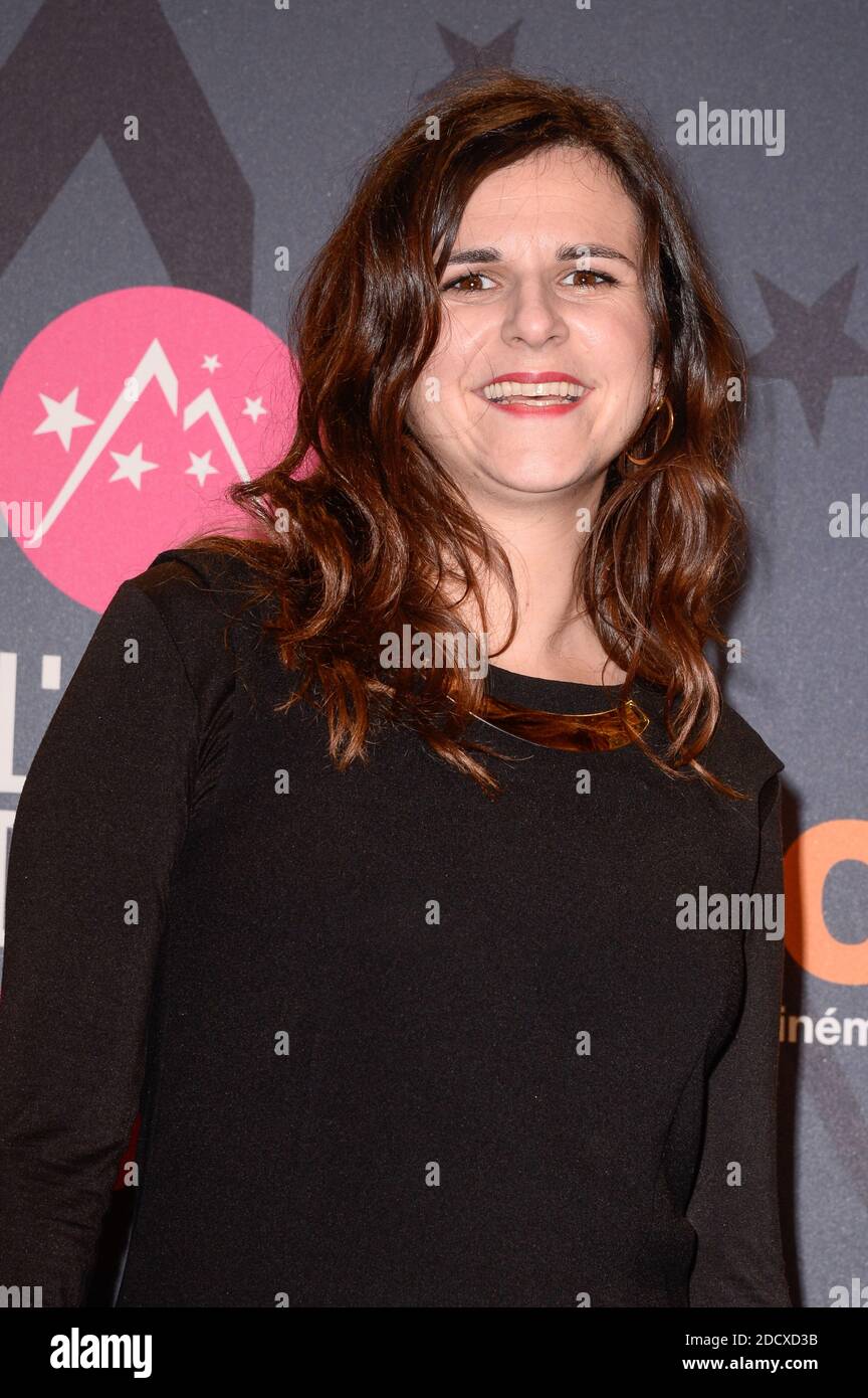 Laura Domenge attending the opening ceremony of the 21st L'Alpe d'Huez ...