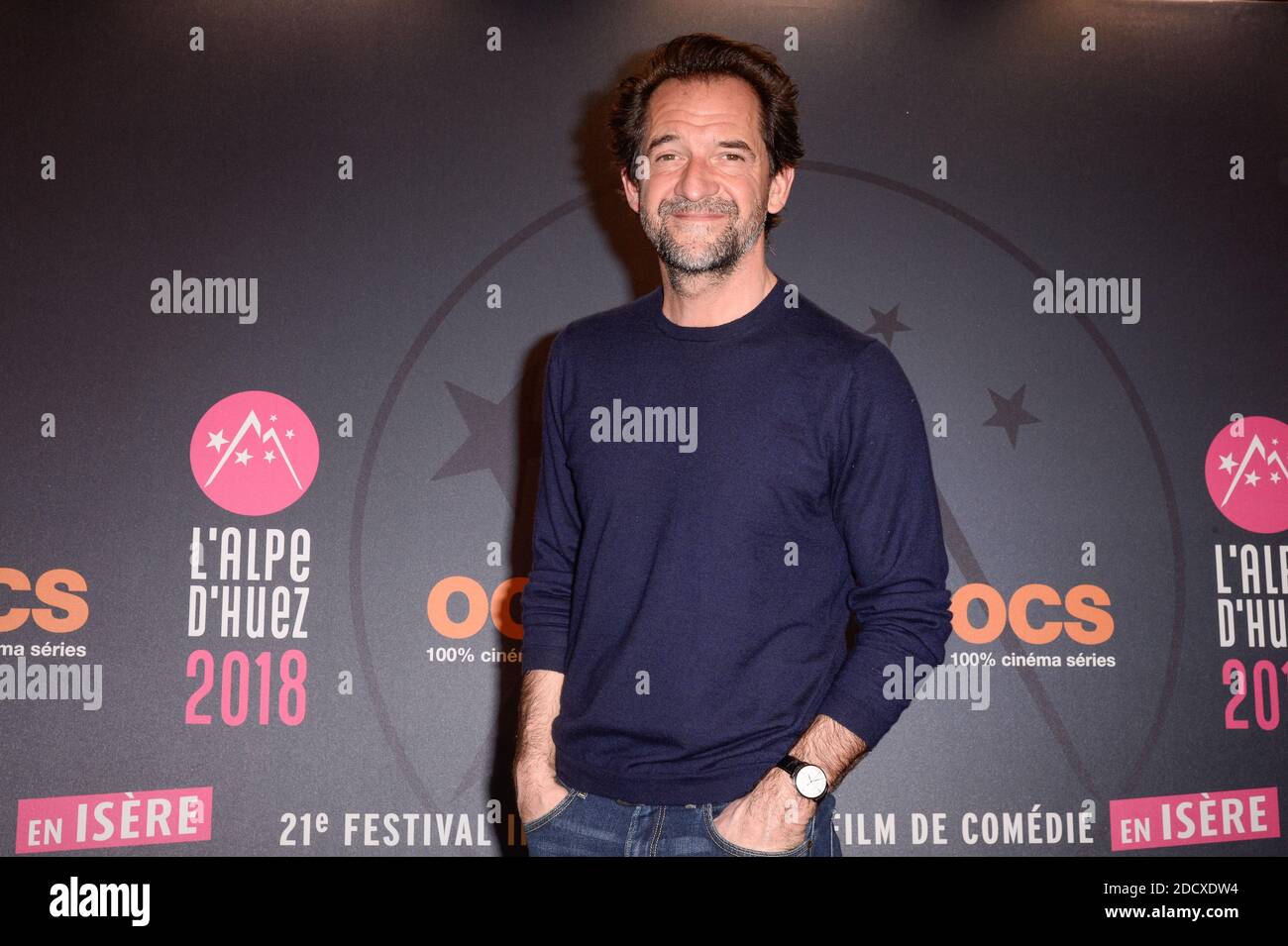 Stephane De Groodt attending the opening ceremony of the 21st L'Alpe d ...