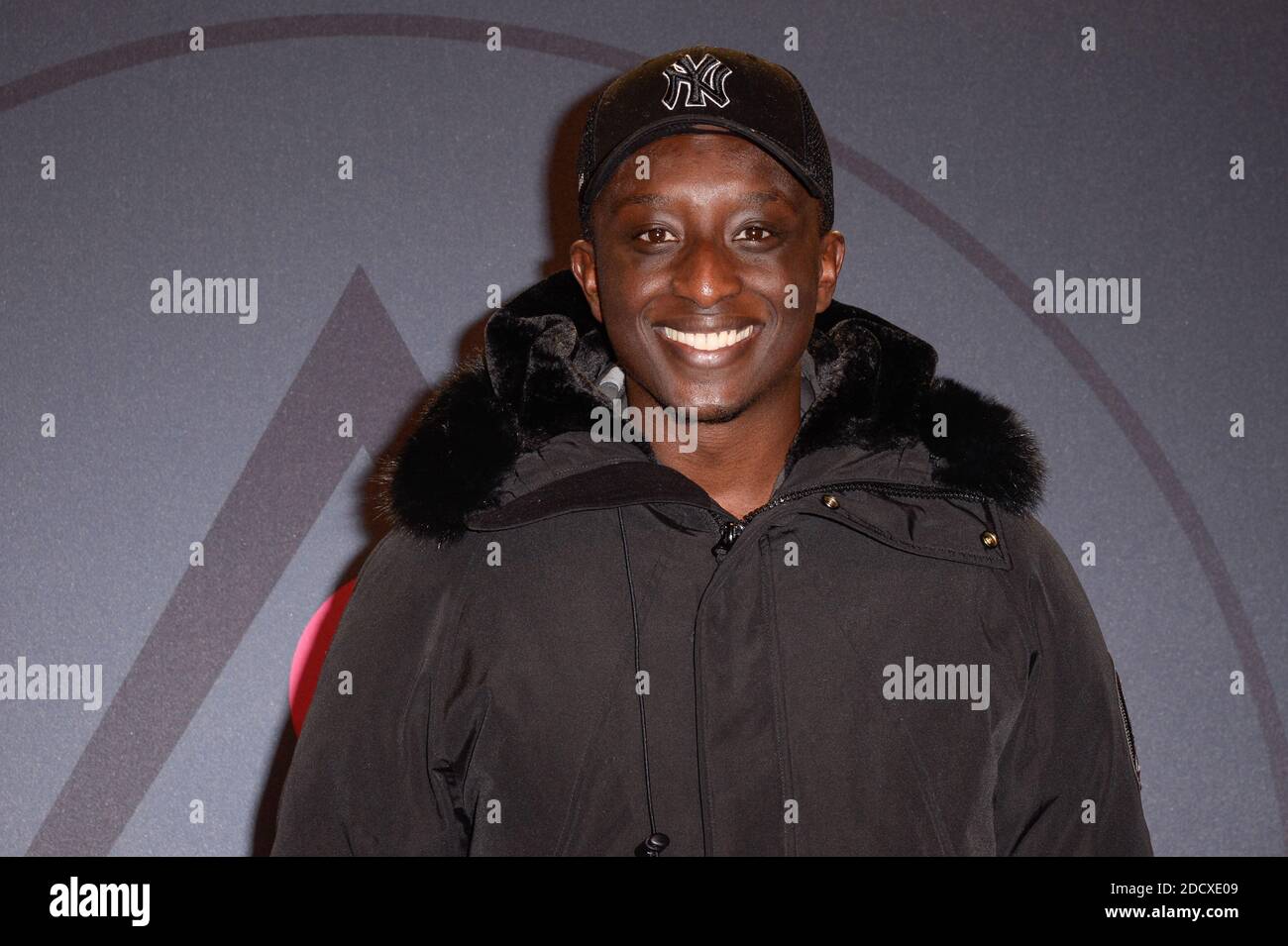 Ahmed Sylla attending the opening ceremony of the 21st L'Alpe d'Huez ...