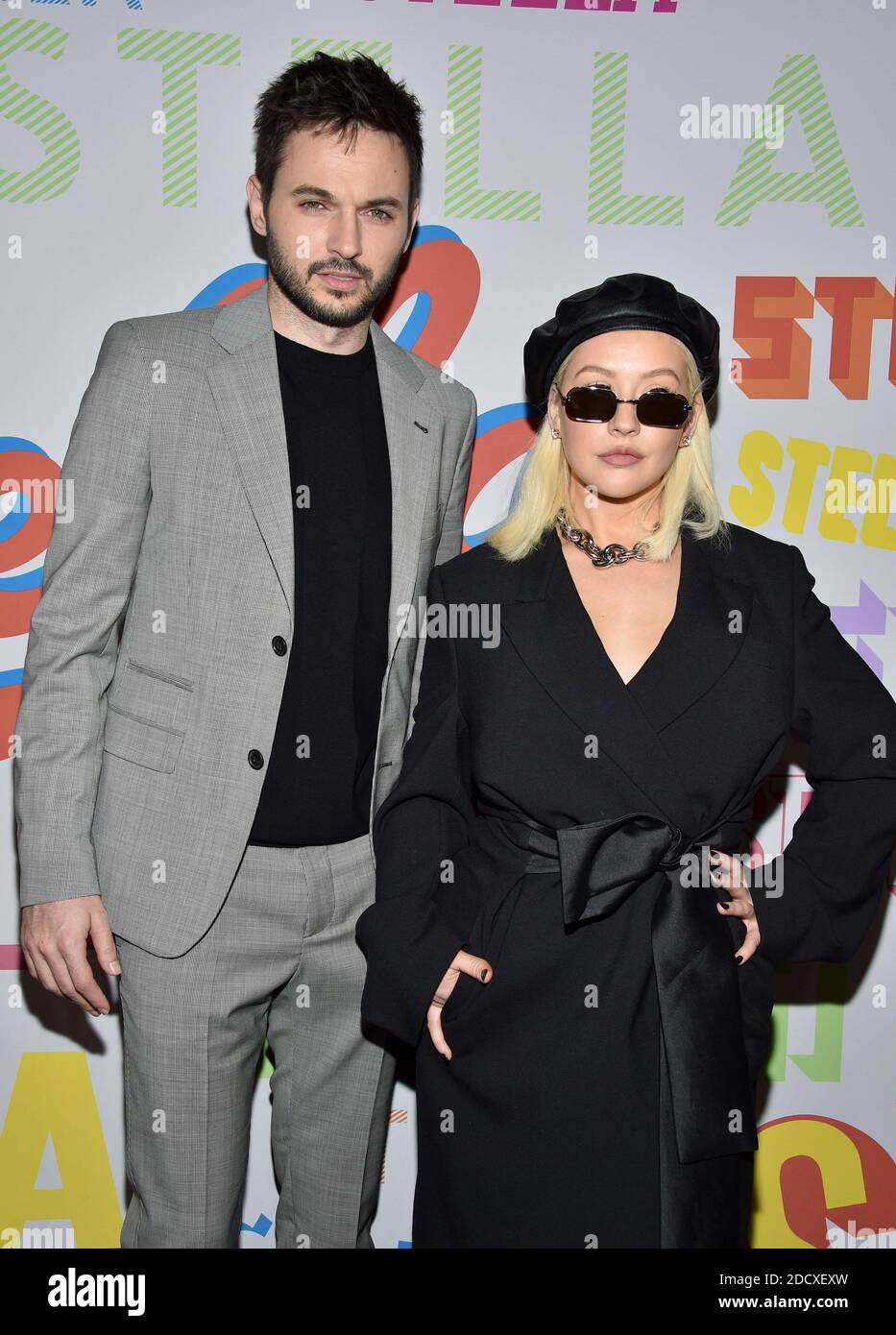 Matt Rutler and Christina Aguilera attend the Stella McCartney's Autumn ...