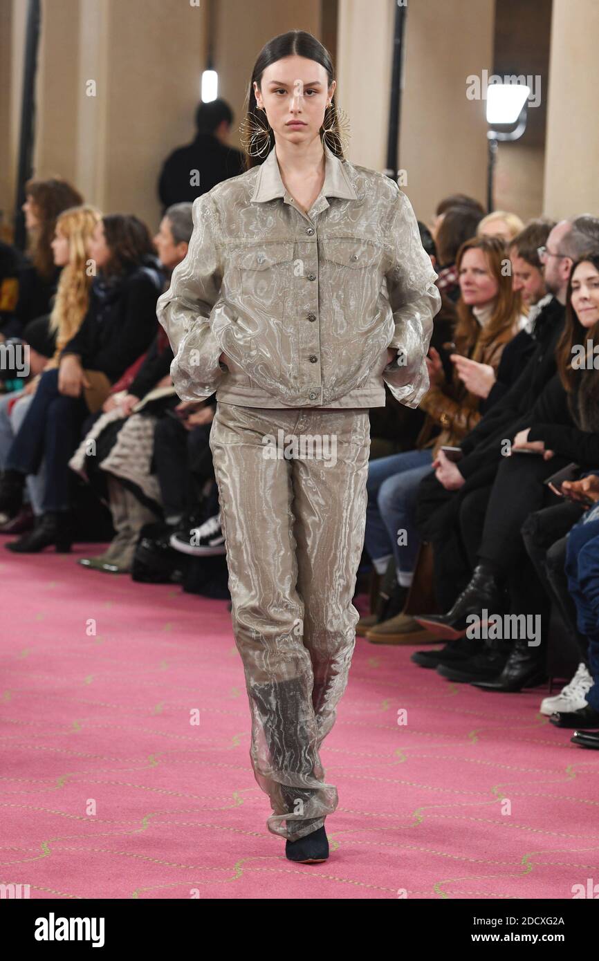 A model walks the runway during theY Project show as part of the Paris ...