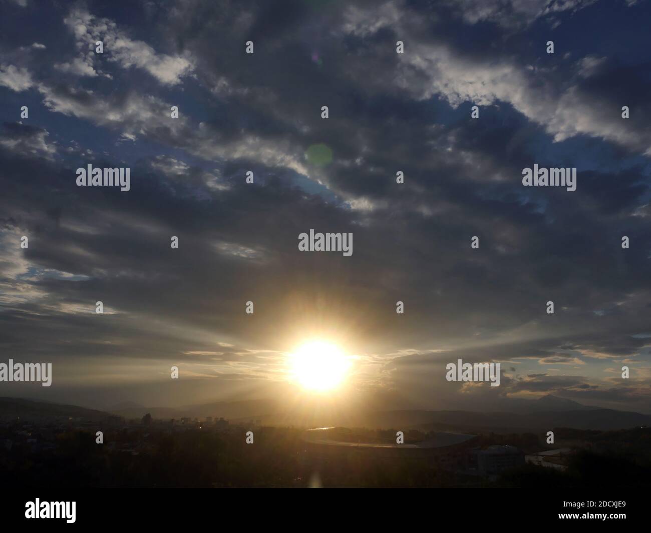 Gentle Sky Background at Sunset time, natural color Stock Photo - Alamy