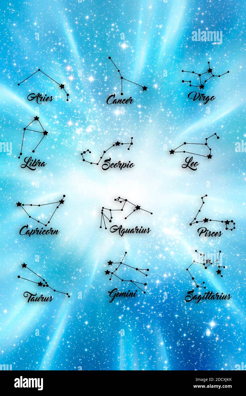 Zodiac Constellations High Resolution Stock Photography and Images - Alamy