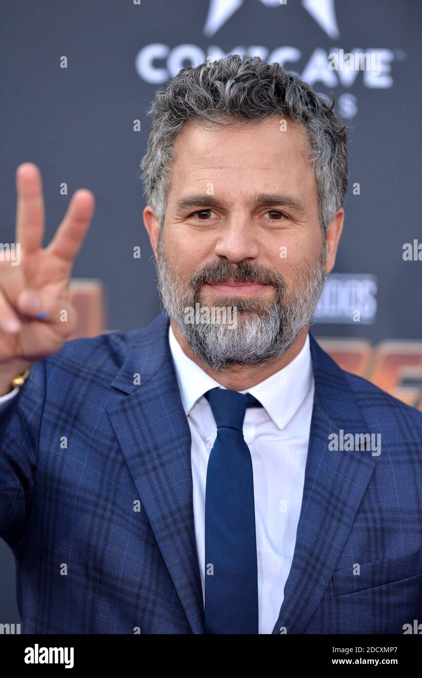 Mark Ruffalo attends the World Premiere of Avengers: Infinity War on ...
