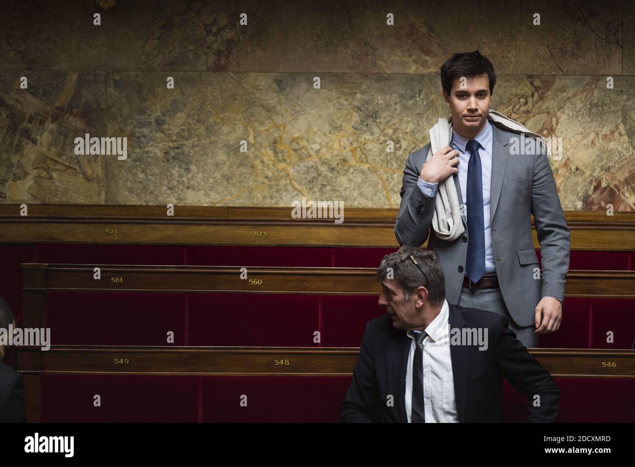 Pierre Person during a session of questions to the government on ...