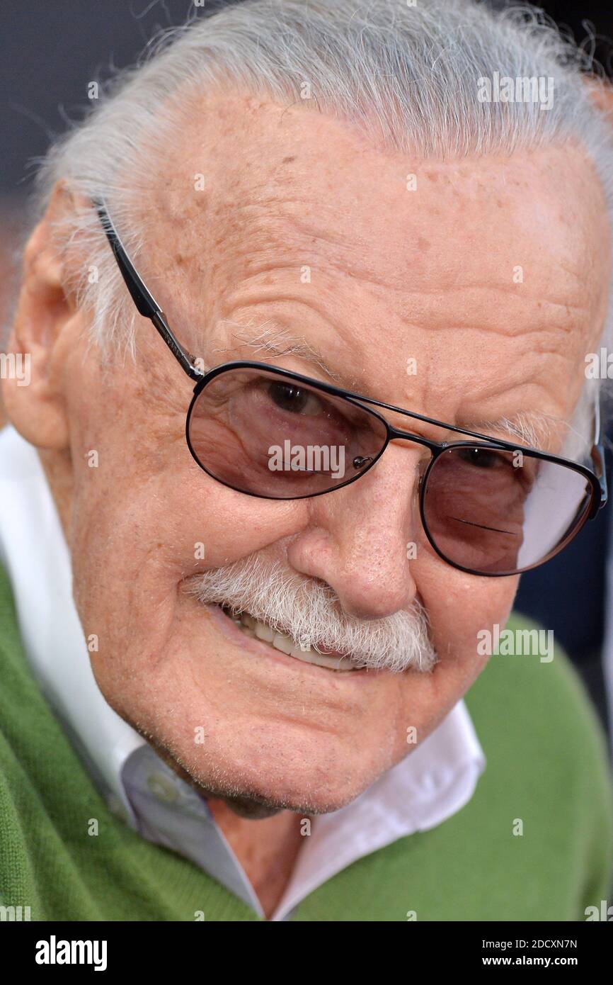 Stan Lee attends the World Premiere of Avengers: Infinity War on April ...