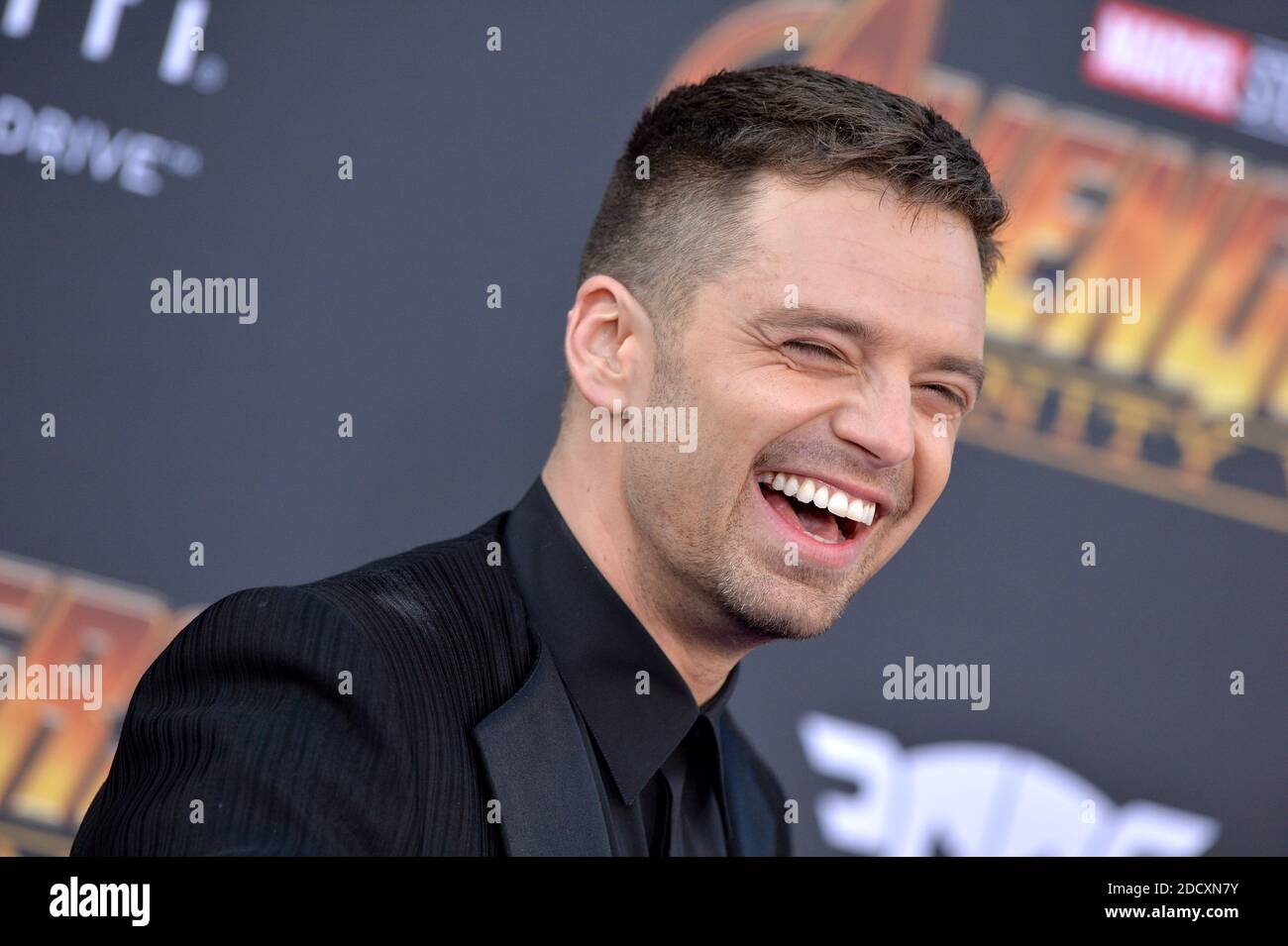 Sebastian Stan attends the World Premiere of Avengers: Infinity War on ...