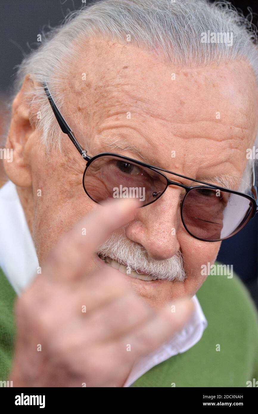 Stan Lee attends the World Premiere of Avengers: Infinity War on April ...