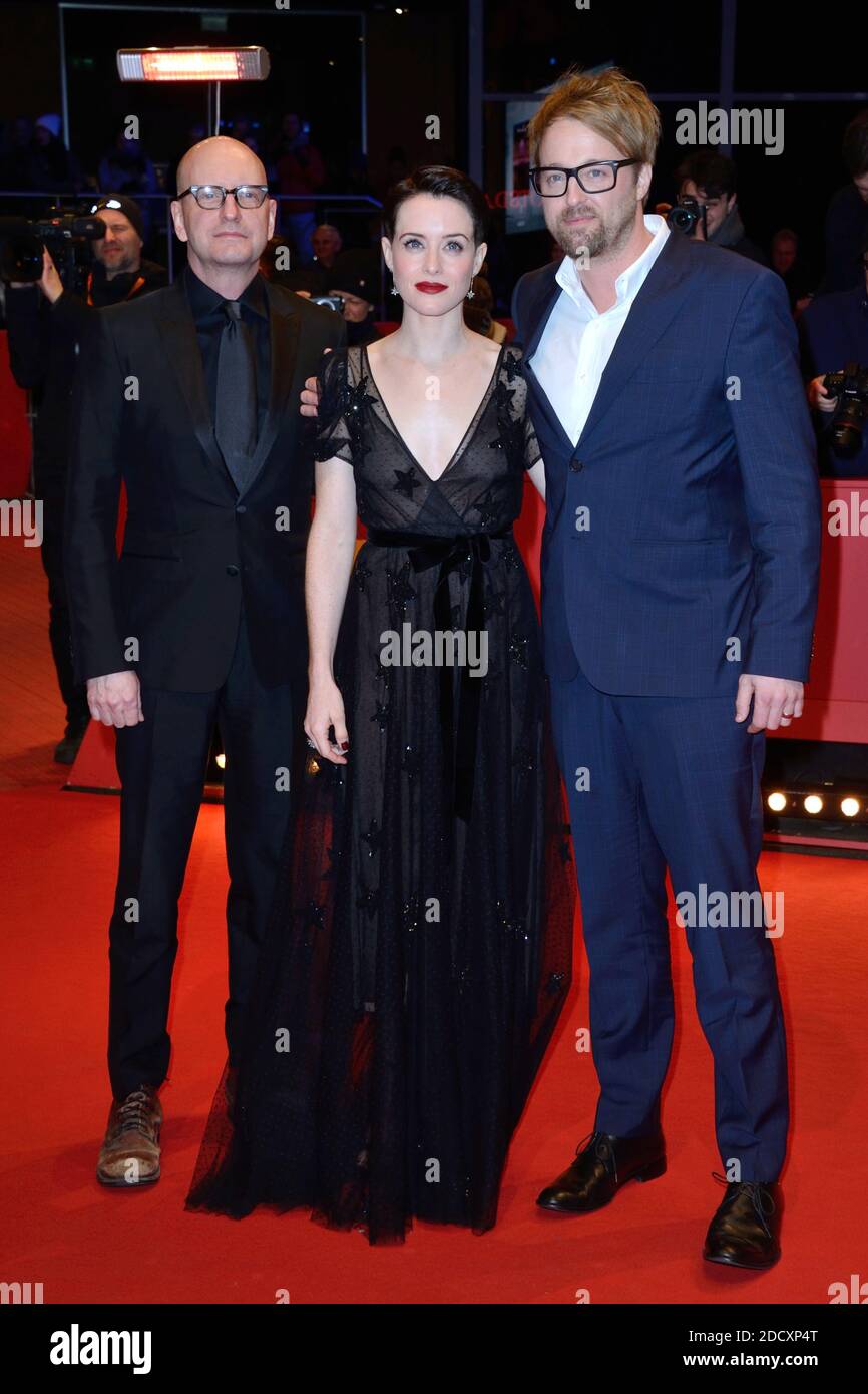 Joshua Leonard, Claire Foy and Steven Soderbergh attending Unsane ...
