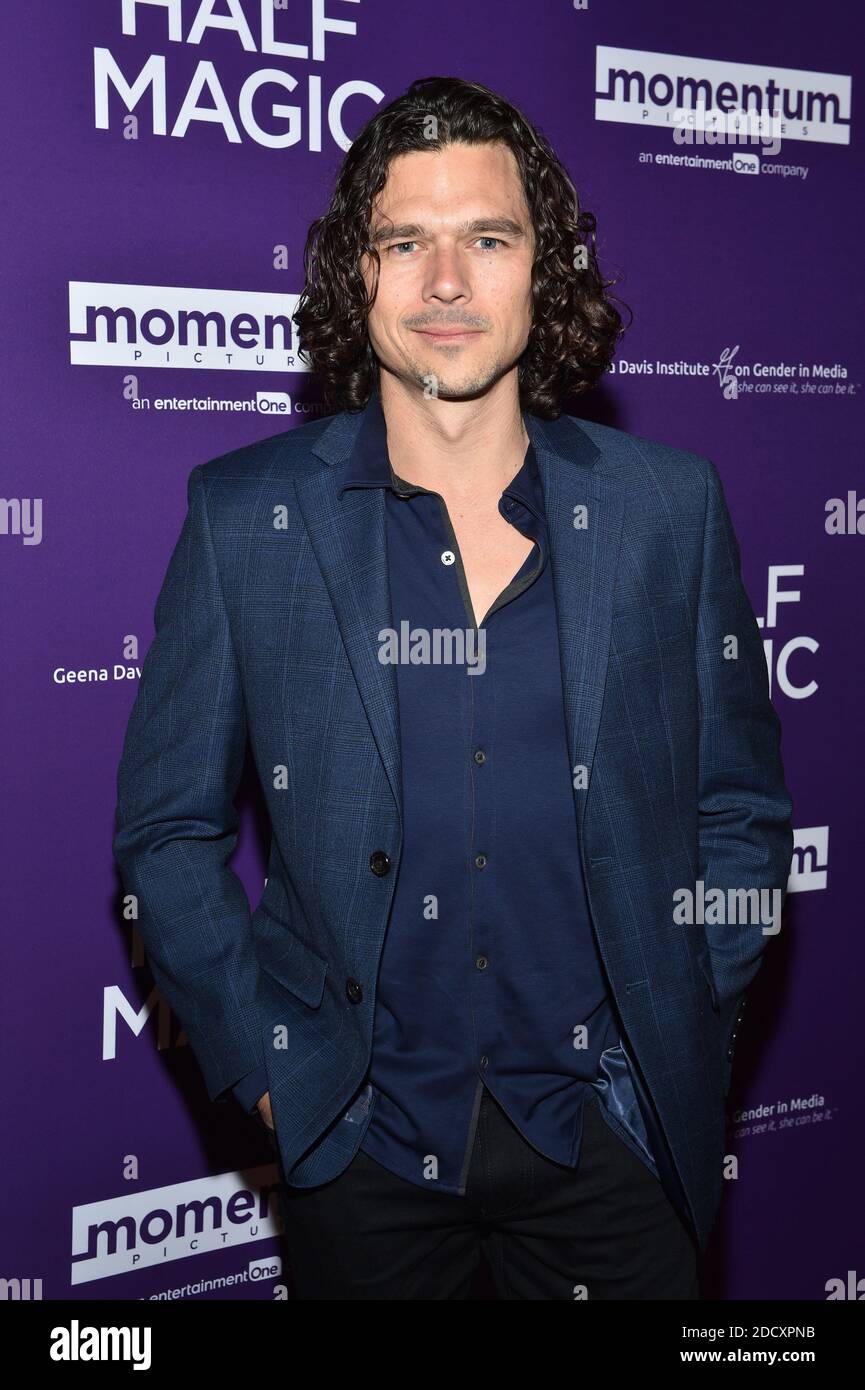 Luke Arnold attends the premiere of Momentum Pictures' 'Half Magic' at ...