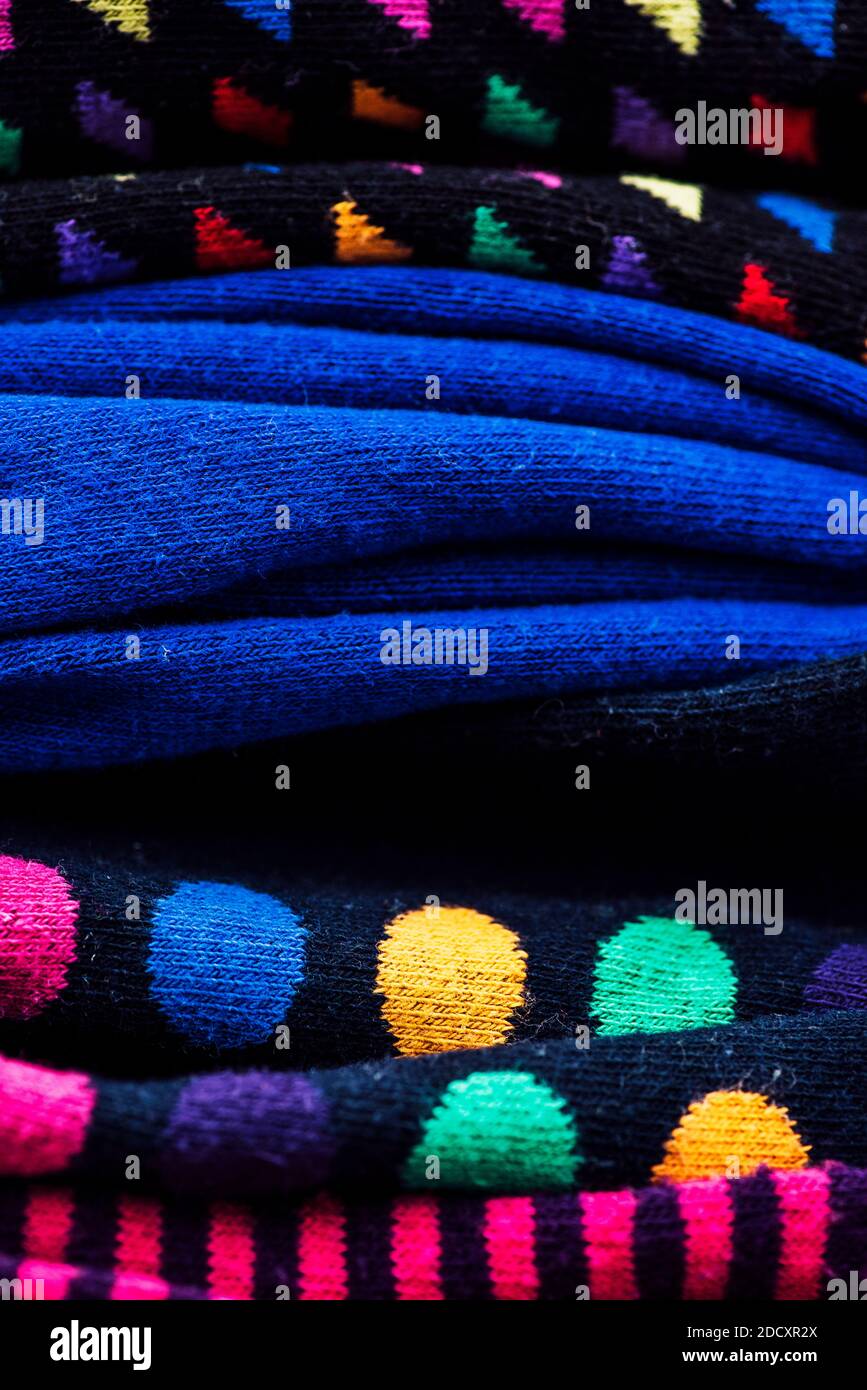 Woolen Cloth Texture. Knitted fabric texture of socks. the cloth Stock ...