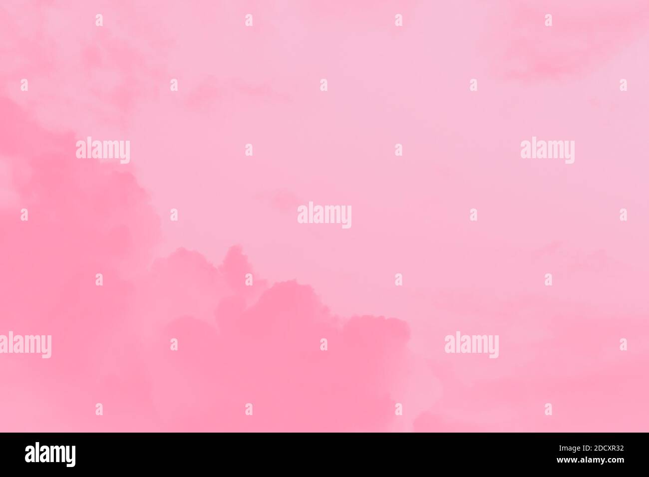 Pastel pink color sky background with blurred clouds Stock Photo - Alamy