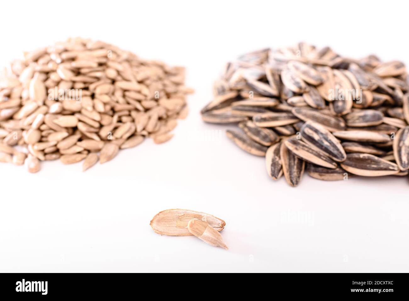 Sunflower seeds rich in fatty acids and minerals, a healthy snack Stock ...
